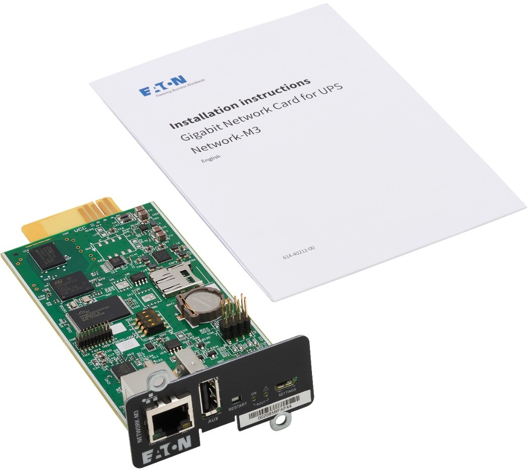 【Network-M3】 初期インストール手順(ネットワーク設定) | 無停電電源装置(UPS) | イートン