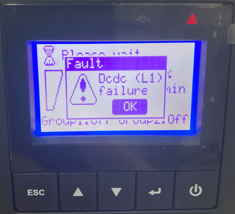 【UPS】Fault「Dcdc failure」エラー表示時の対処法 | 無停電電源装置(UPS) | イートン